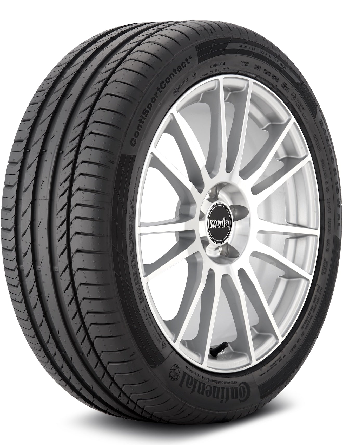 225/45R18 CONTINENTAL CONTI SPORT CONTACT 5 95W XL | TusLLantasMX